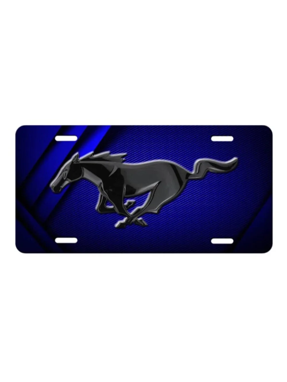 Accents | Mustang Inspired Art On Simulated Carbon Fiber Aluminum ...